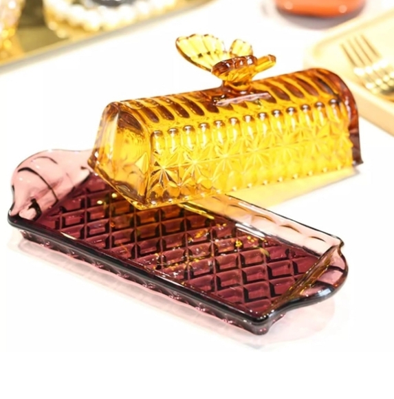 Circleware | Kitchen | Circleware Butter Dish With Lid Vintage Style ...